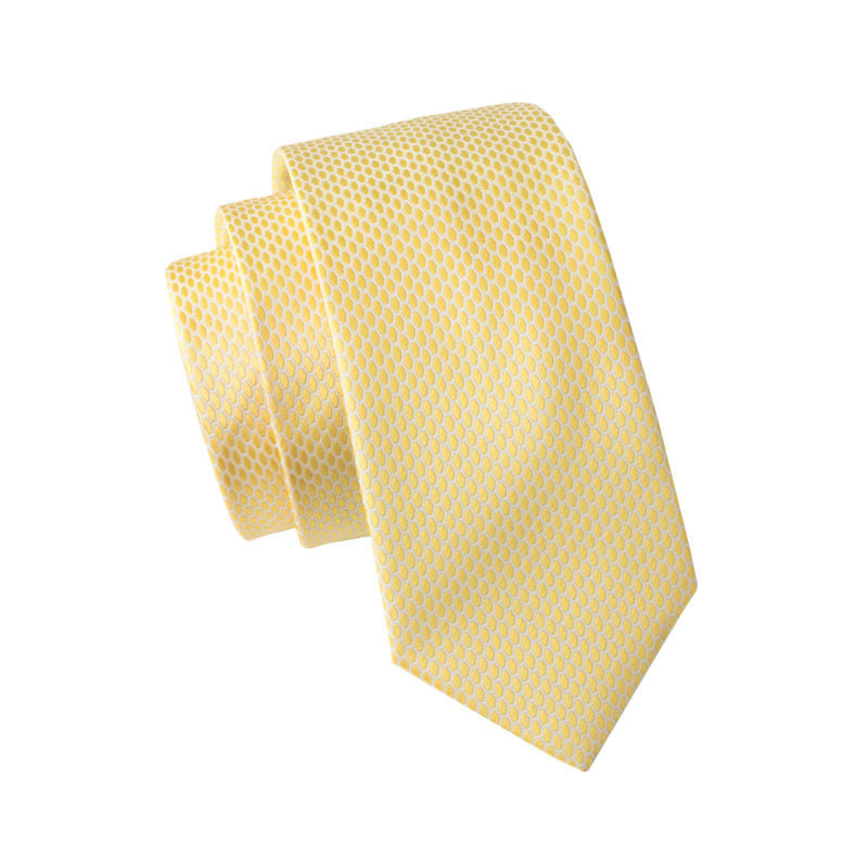 Light Yellow Necktie Set LBW1540 | Toramon Necktie Company | Men’s ...